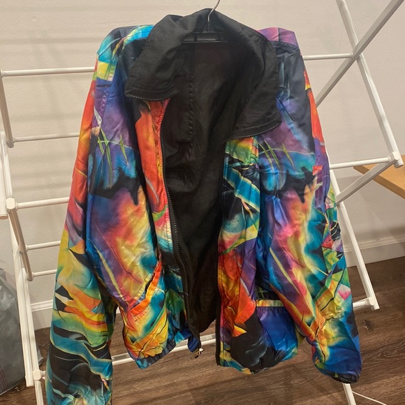 Jackets & Coats | Colorful Vintage Windbreaker Jacket | Poshmark